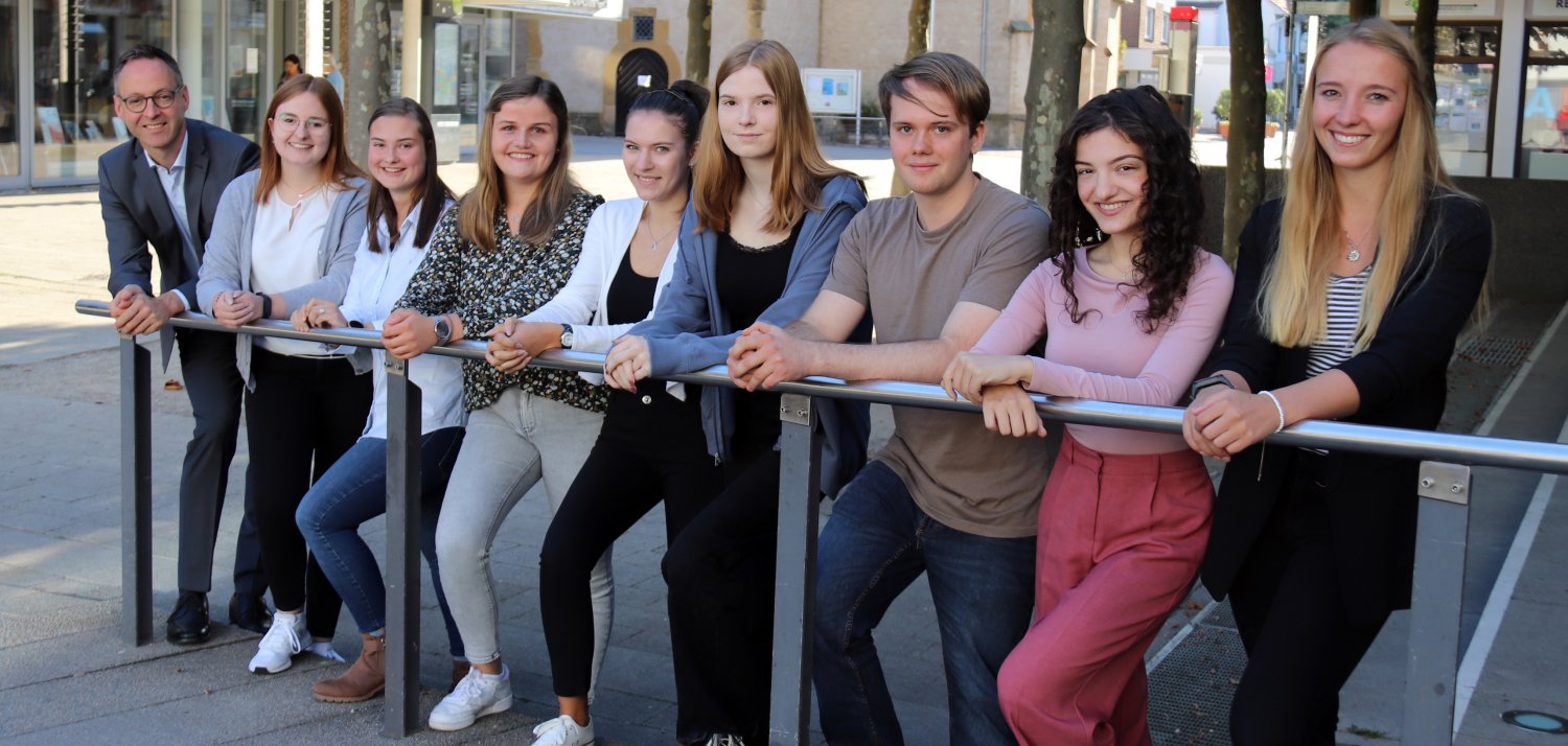 Erster Tag der neuen Auszubildenden im Rathaus | rheda-wiedenbrueck