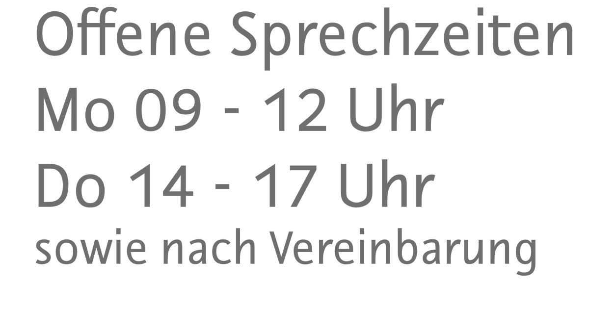 Offene Sprechstunde im Rahmen des Quartiersmanagements geht weiter ...